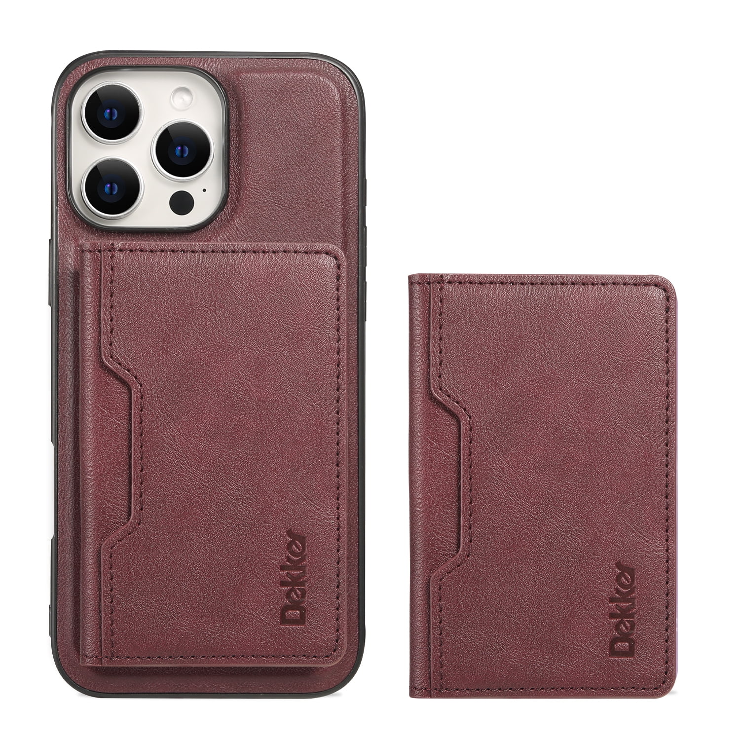 Magnetic Detachable Wallet Case For iPhone 16 Plus,[Compatible with Mag ...