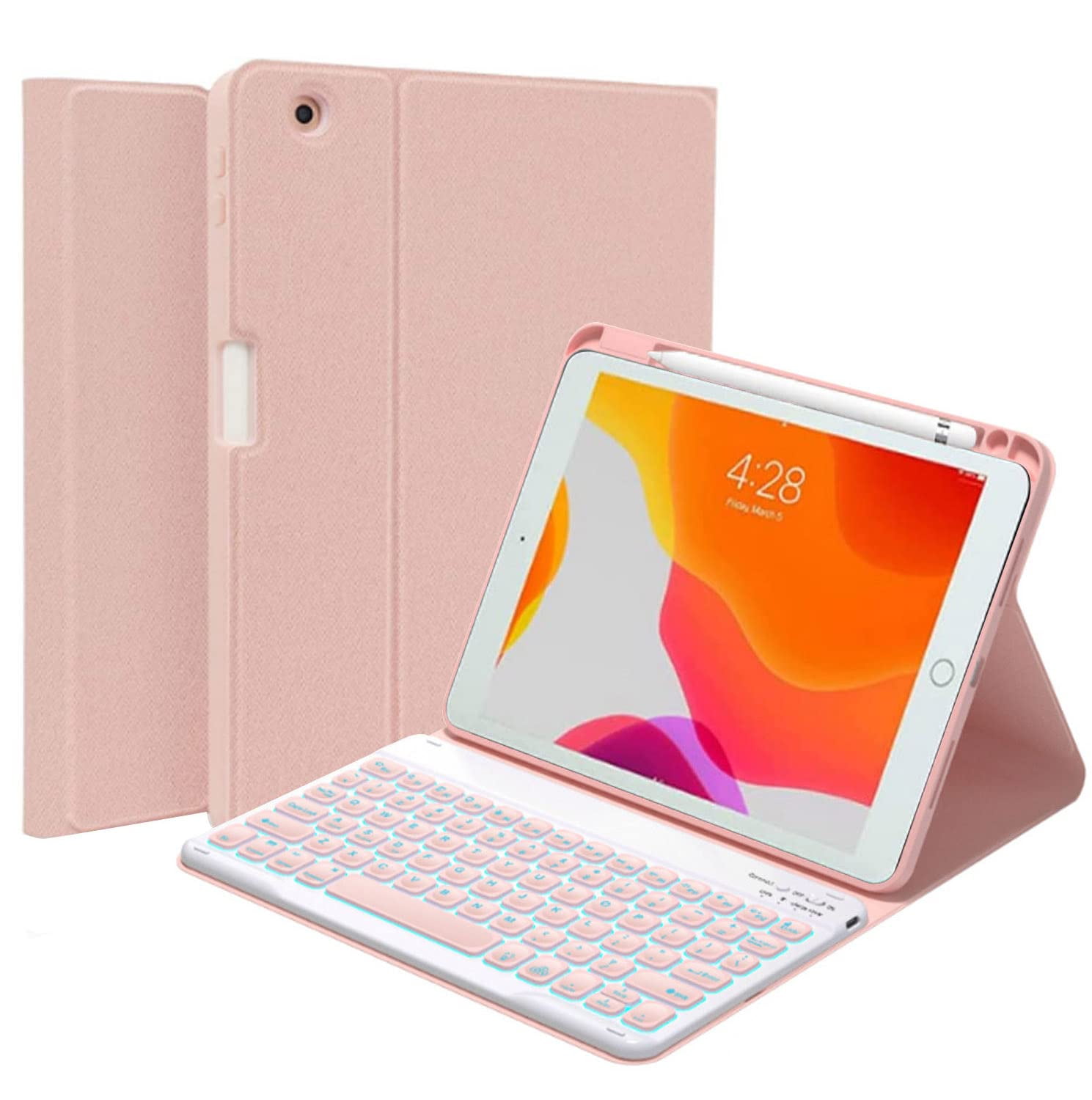 Magnetic Detachable Wireless Keyboard for iPad Pro 12.9-inch 2017/2015 ...