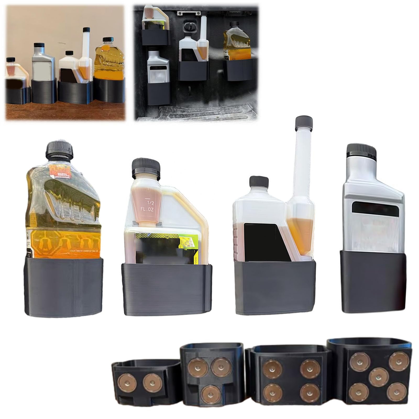 Magnetic Diesel Additive Holders, Fuel Bottle Holder, Diesel Additive ...