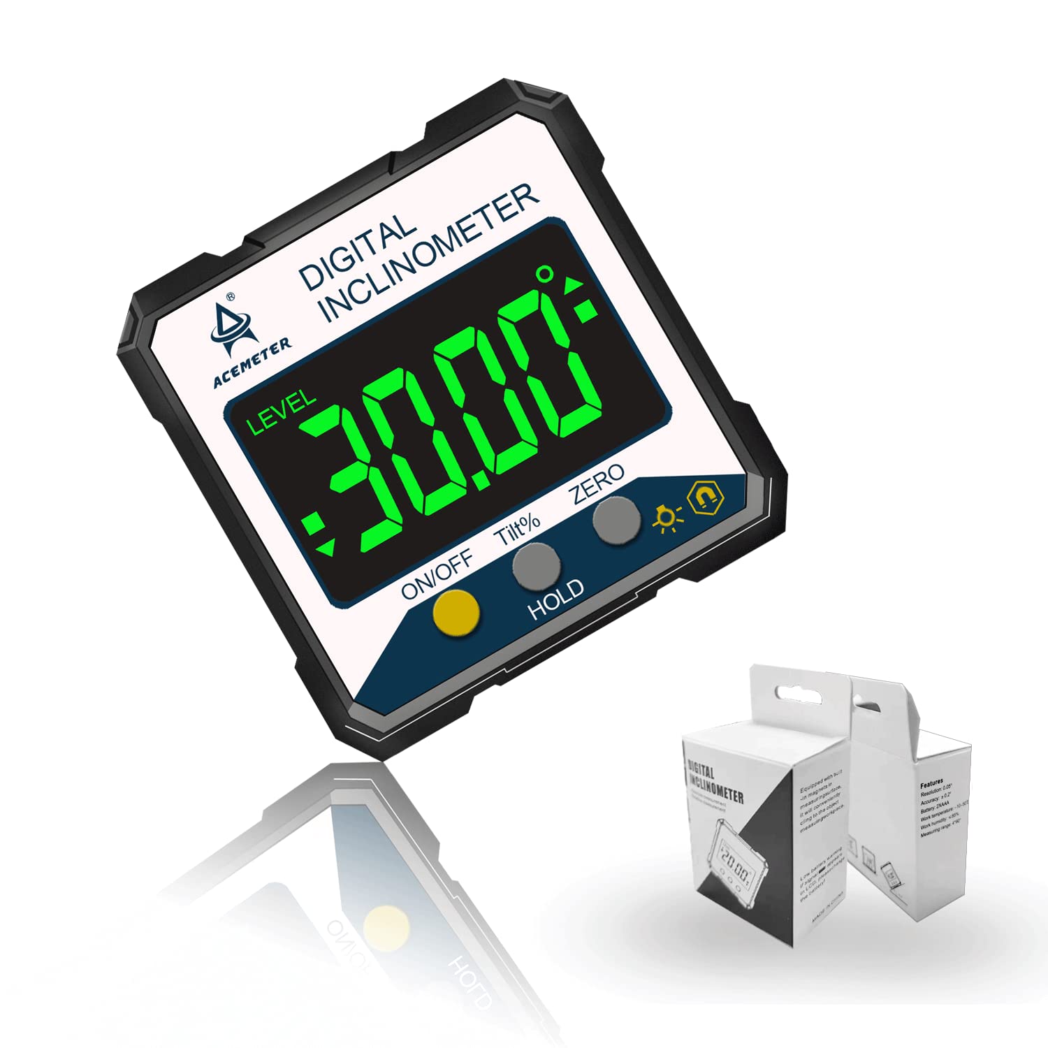 Magnetic Digital Angle Finder Protractor Inclinometer- Digital ...