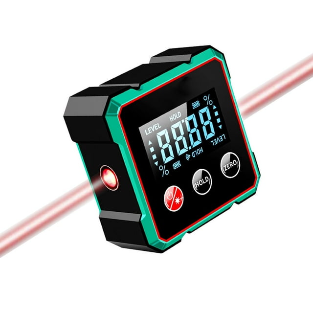 Magnetic Digital Angle Finder with Electronic Laser, Aneedbaby Angle ...
