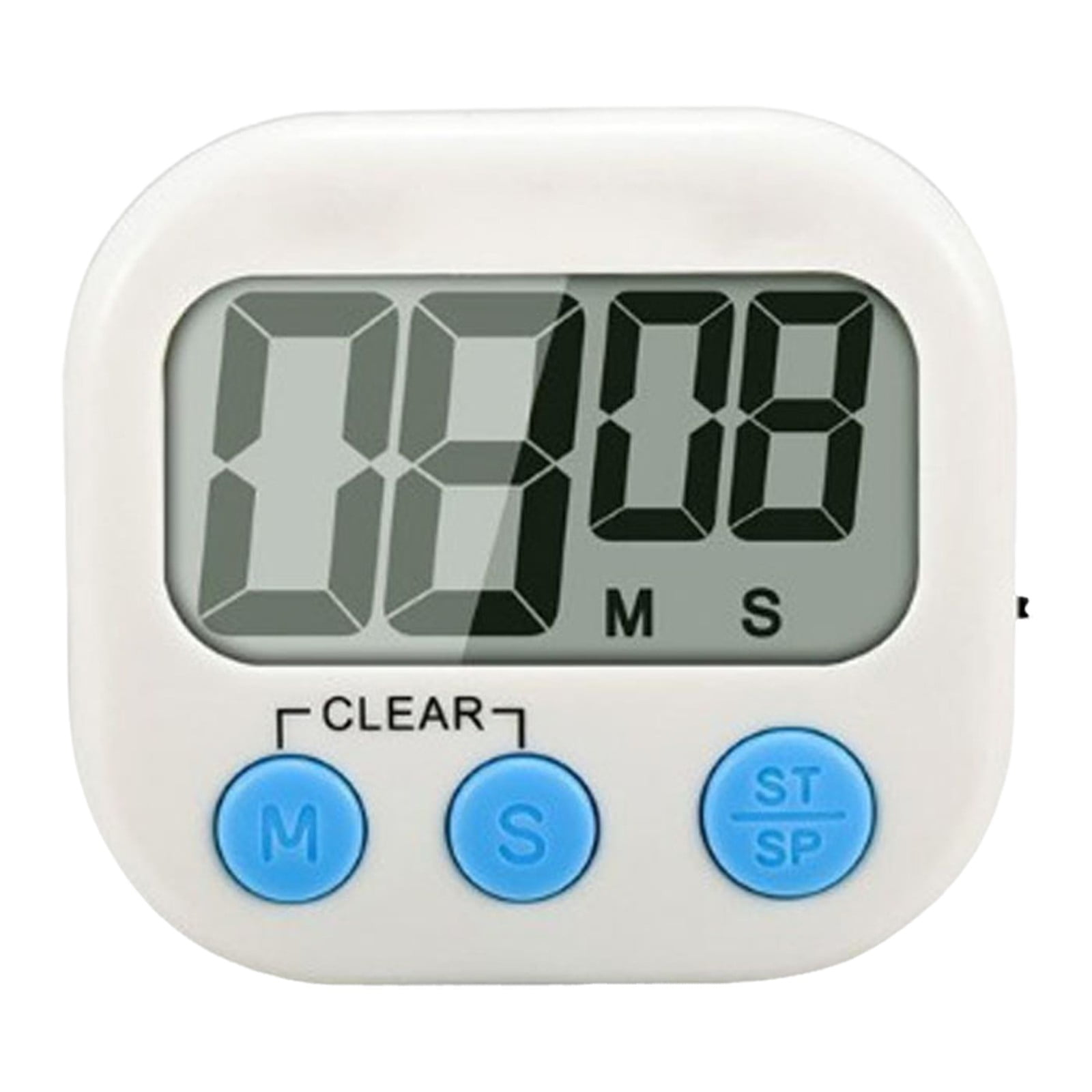 Digital Kitchen Timer - 99-Minute Countdown, Large LCD Display ...