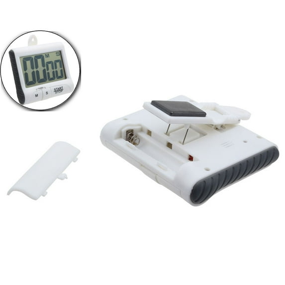 Magnetic Digital Kitchen Timer, Beeping Alarm Countdown Clock, Clip-On ...