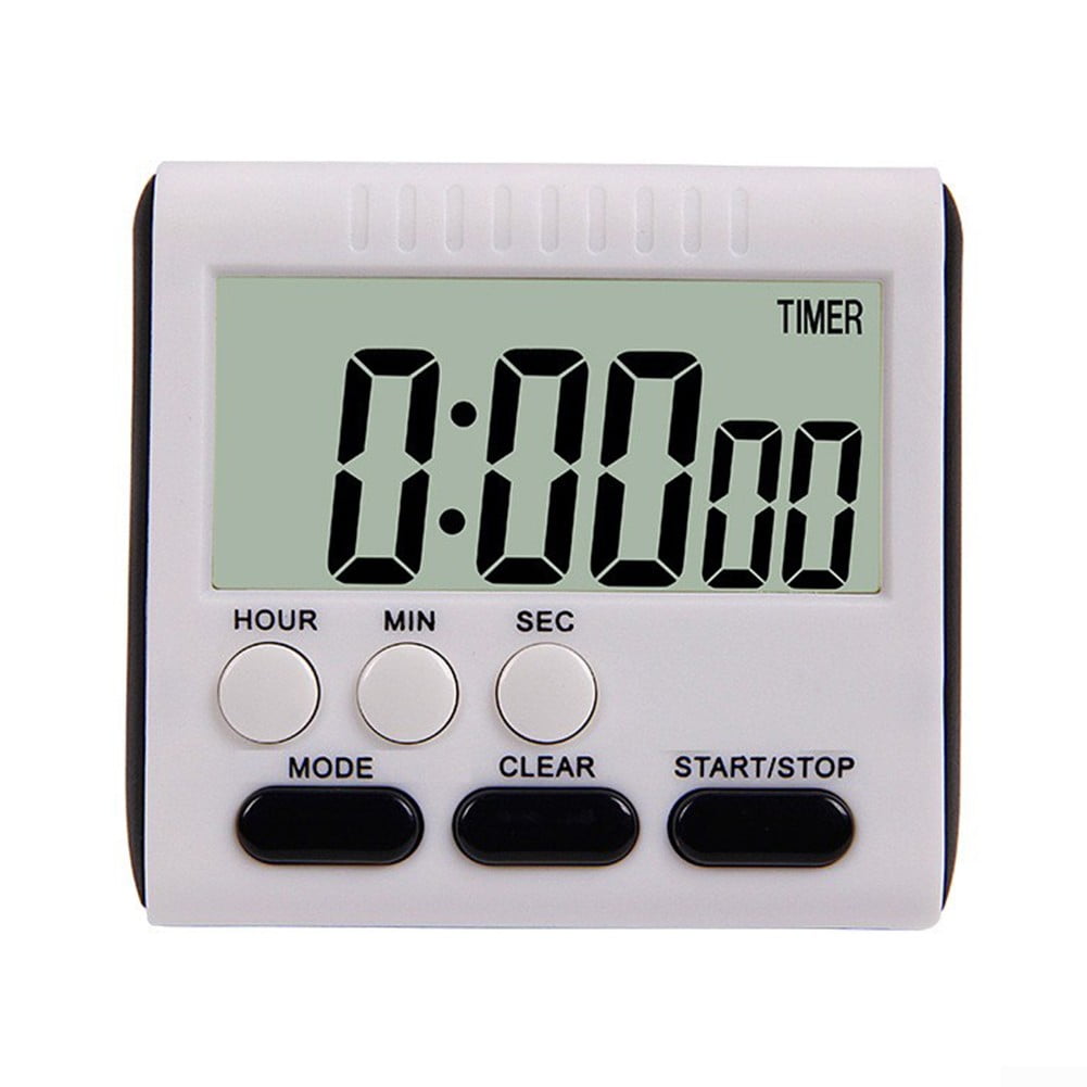 Magnetic Digital Kitchen Timer LED Clock Countdown Cooking Multi ...