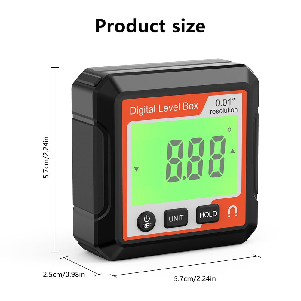 Magnetic Digital Protractor Level: Accurate Angle Measurement & Easy ...