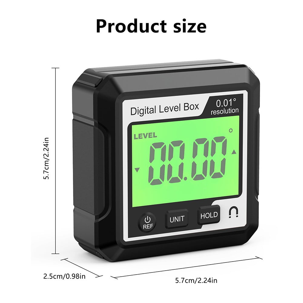 Magnetic Digital Protractor Level: Accurate Angle Measurement & Easy ...