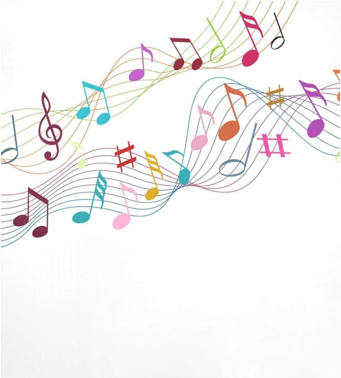 Magnetic Dishwasher Stickers Colorful Musical Notes Kitchen Dishwasher ...