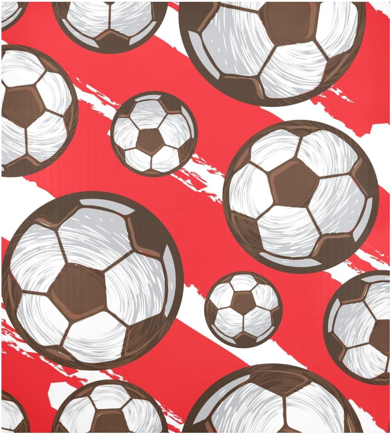 Magnetic Dishwasher Stickers Football Pattern Kitchen Dishwasher Cover ...
