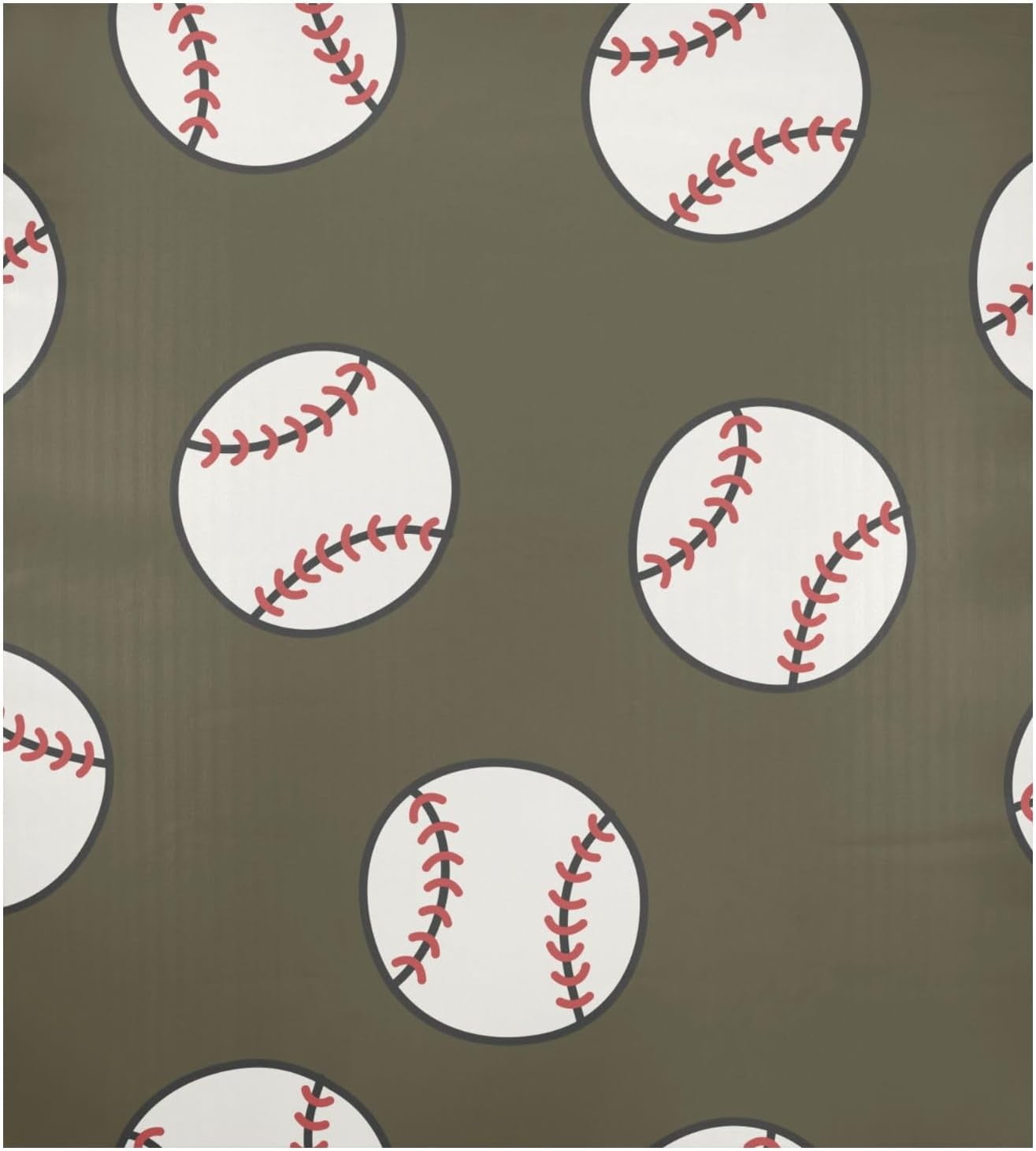 Magnetic Dishwasher Stickers Hunt Green Baseball Pattern Kitchen ...