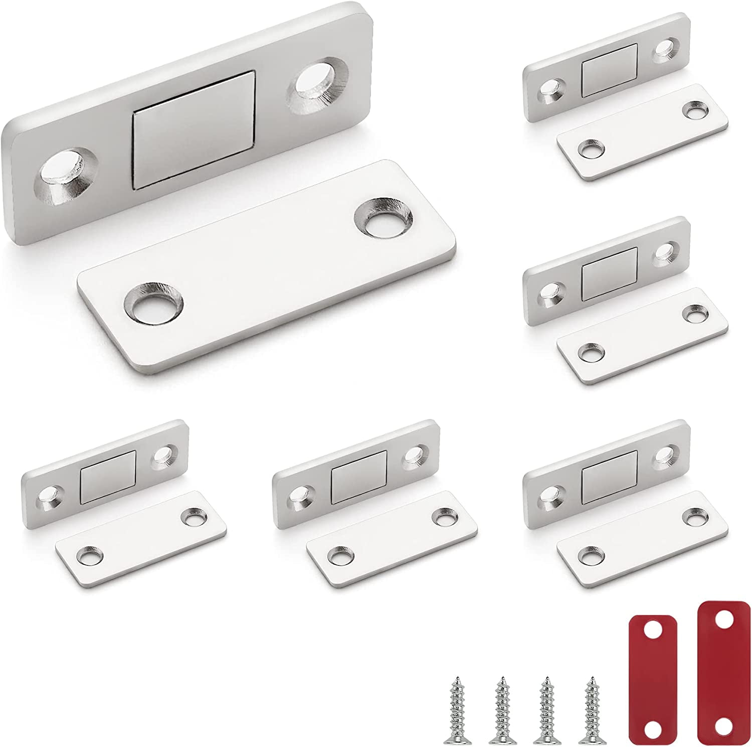 Magnetic Door Catch, Ultra Thin Cabinet Magnetic Catch with Strong ...