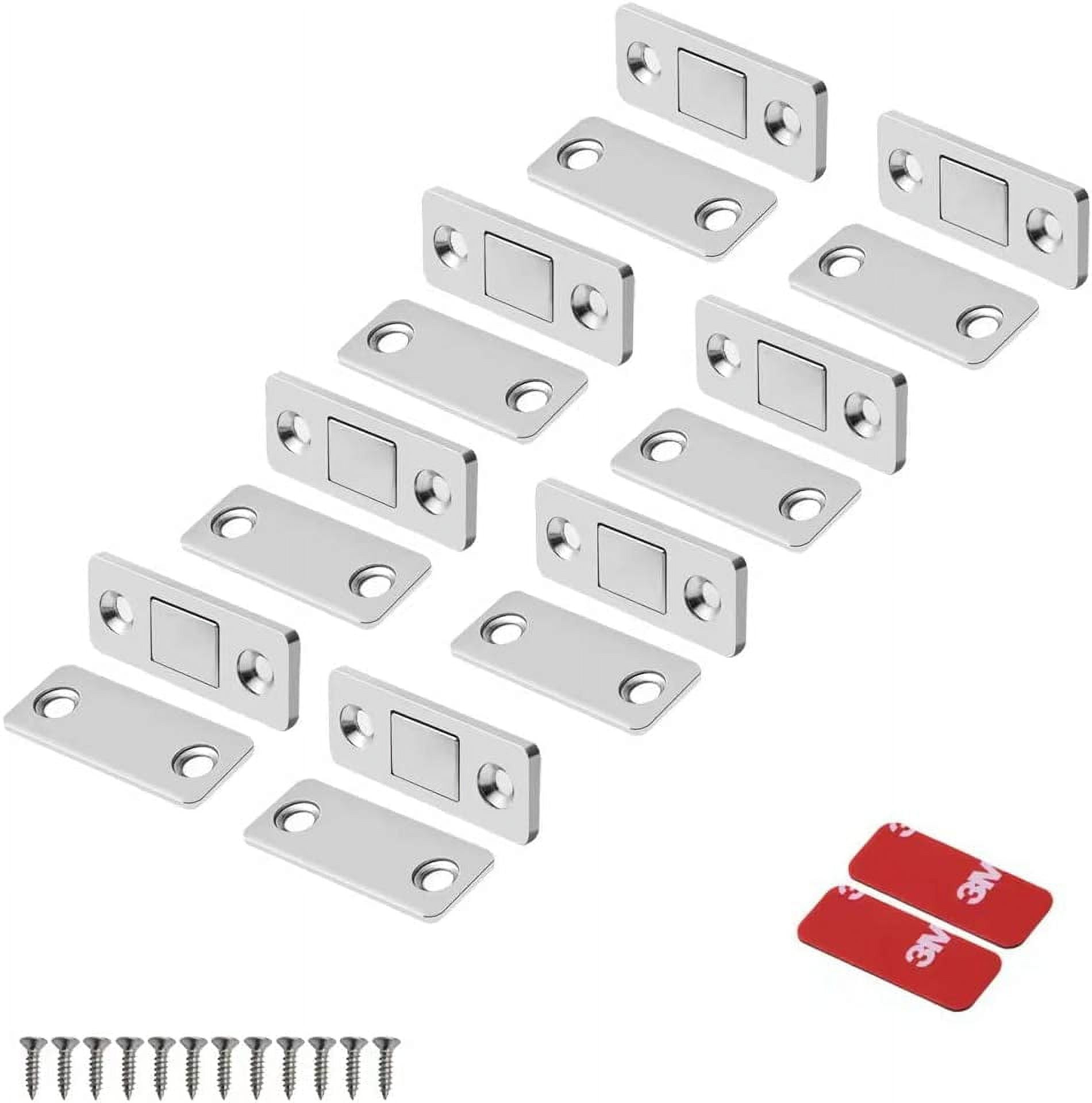 Magnetic Door Catch Ultra Thin Cabinet Magnets Stainless Steel Drawer ...