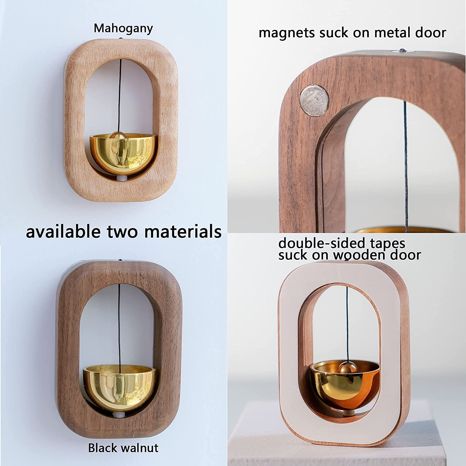 Magnetic Door Chime, Bell for Door Opening, Home Entrance Office ...