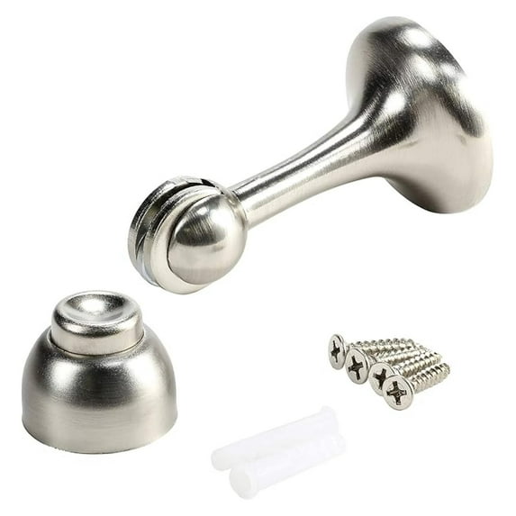 Magnetic Door Stop Holder 3 Inches (Brushed , 2 Pack) - Walmart.com