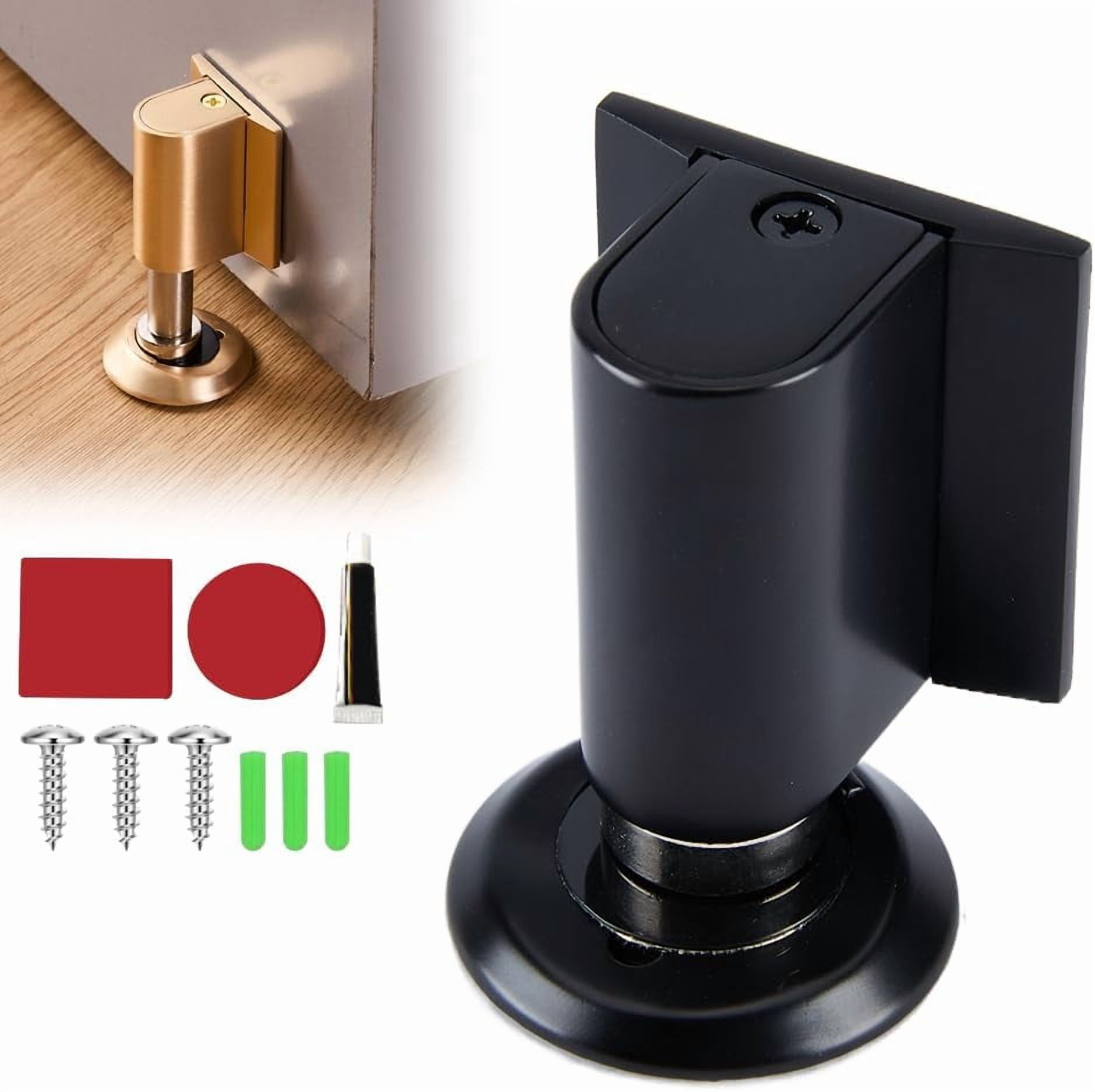Magnetic Door Stopper, 2026 New Door Wedge Stopper, No-Drill Door ...