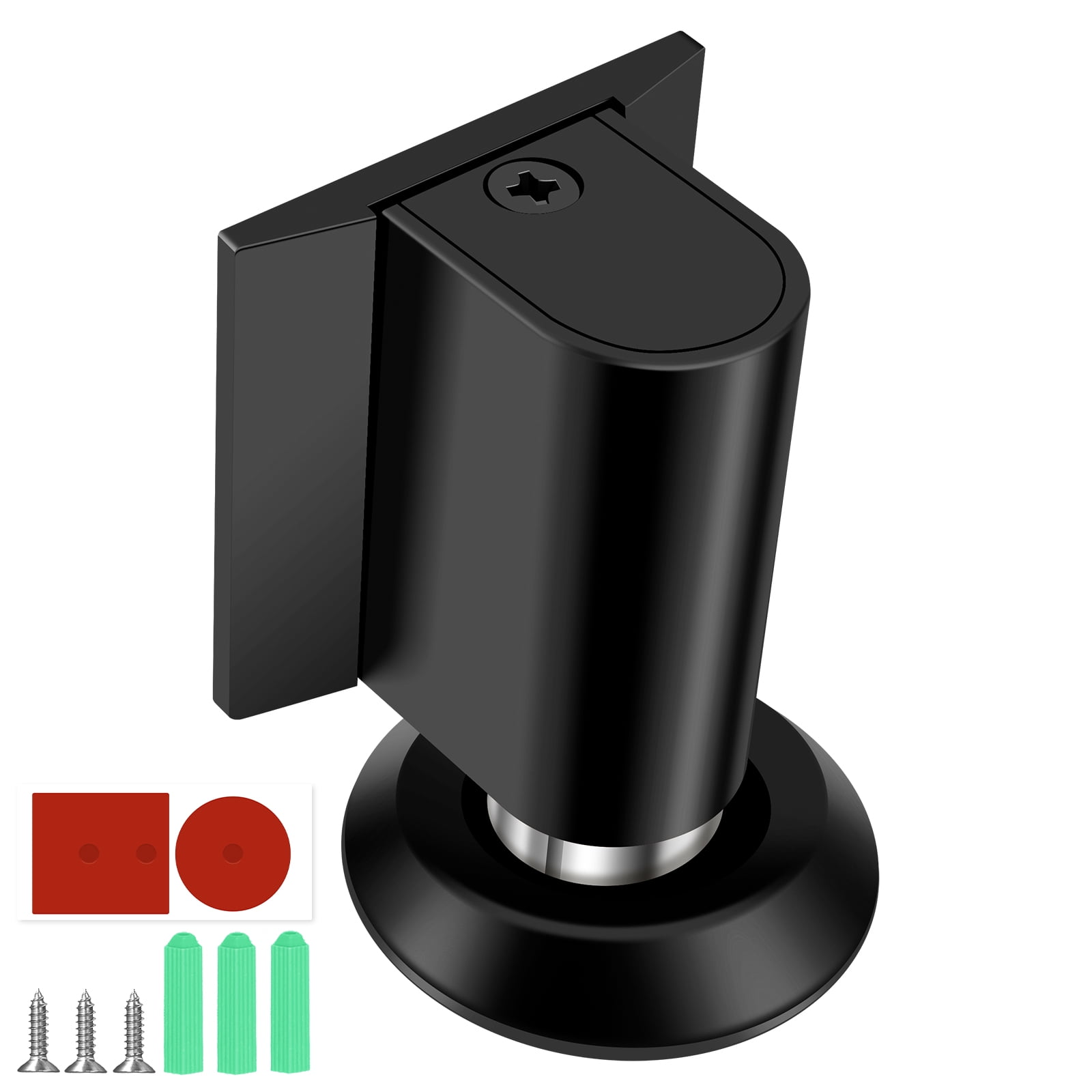 Magnetic Door Stopper Punch Free Silent Floor Door Stop Zinc Alloy ...