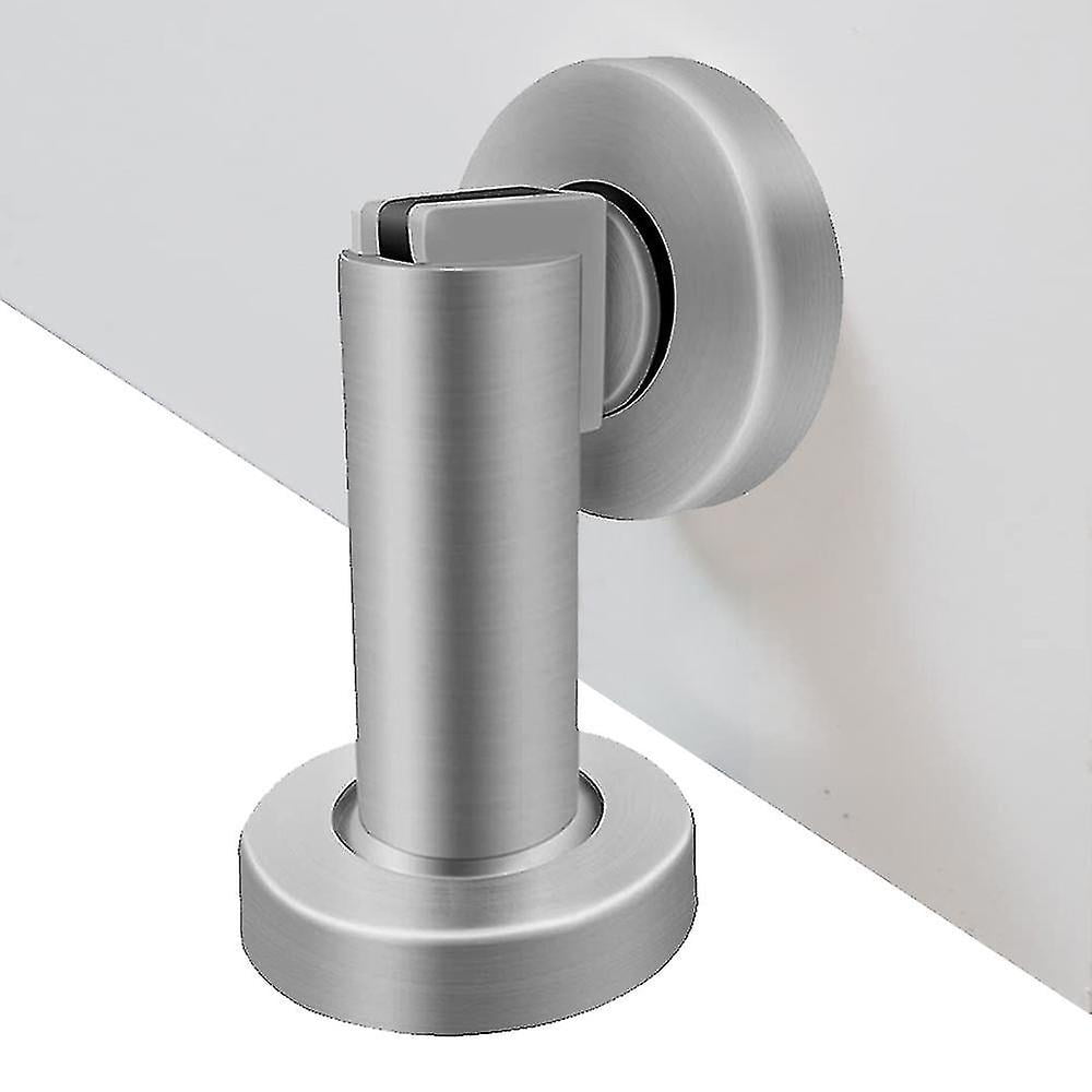 Magnetic Door Stopper, Stainless Steel Brushed Door Catch Modern Solid ...