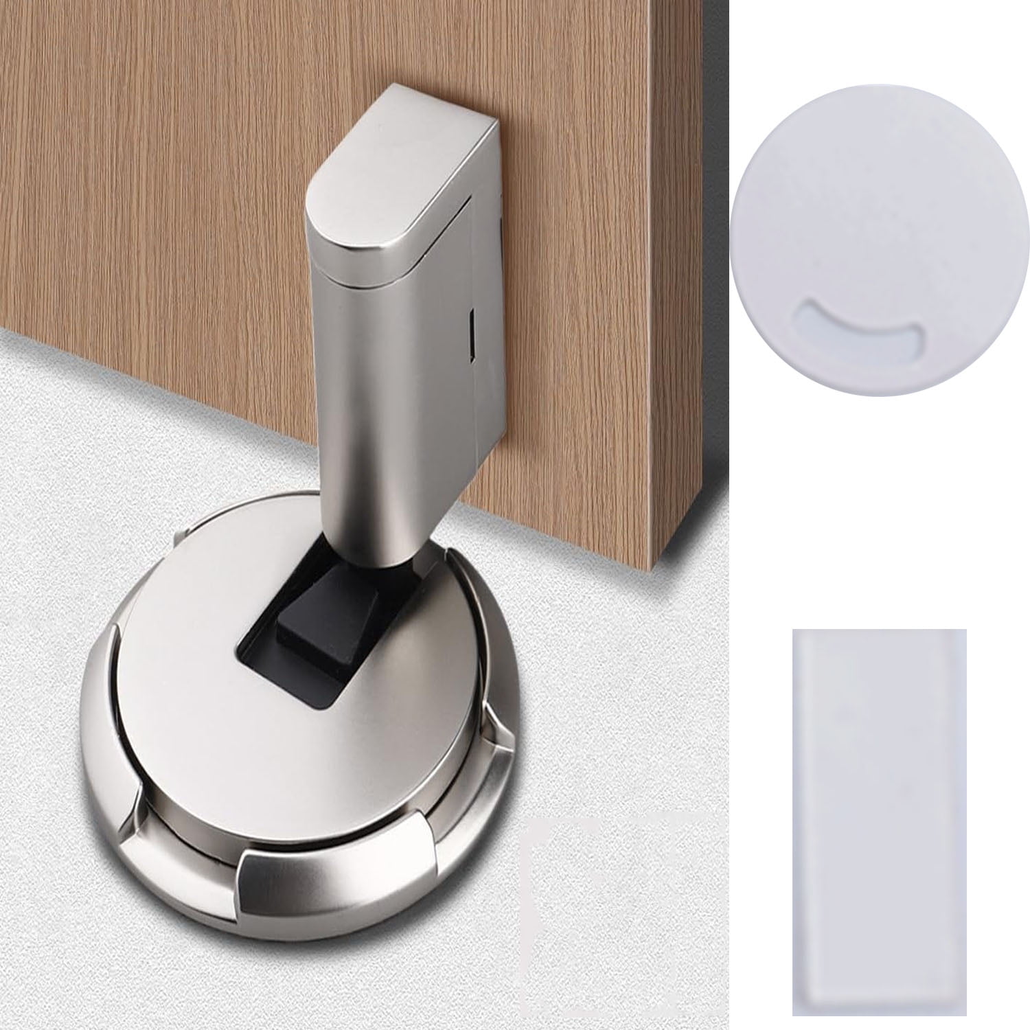 Magnetic Door Stopper, Magnetic Door Stoppers Heavy Duty No Drill Door ...