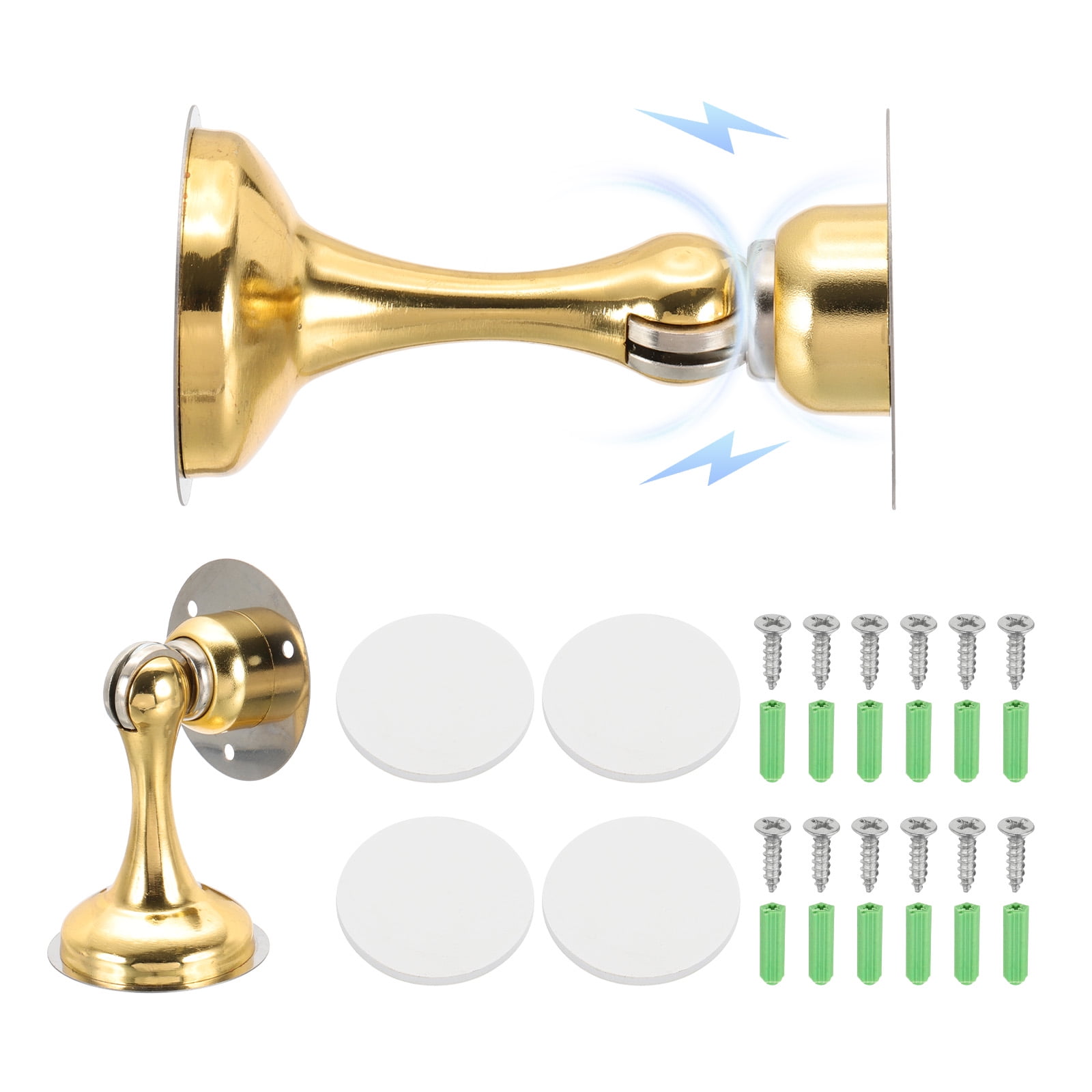 Magnetic Door Stoppers Stainless Steel Door Stops Wall Floor Mounted ...