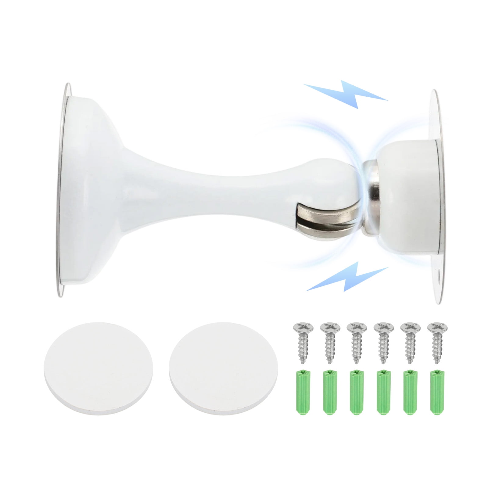 Magnetic Door Stoppers Stainless Steel Door Stops Wall Floor Mounted ...