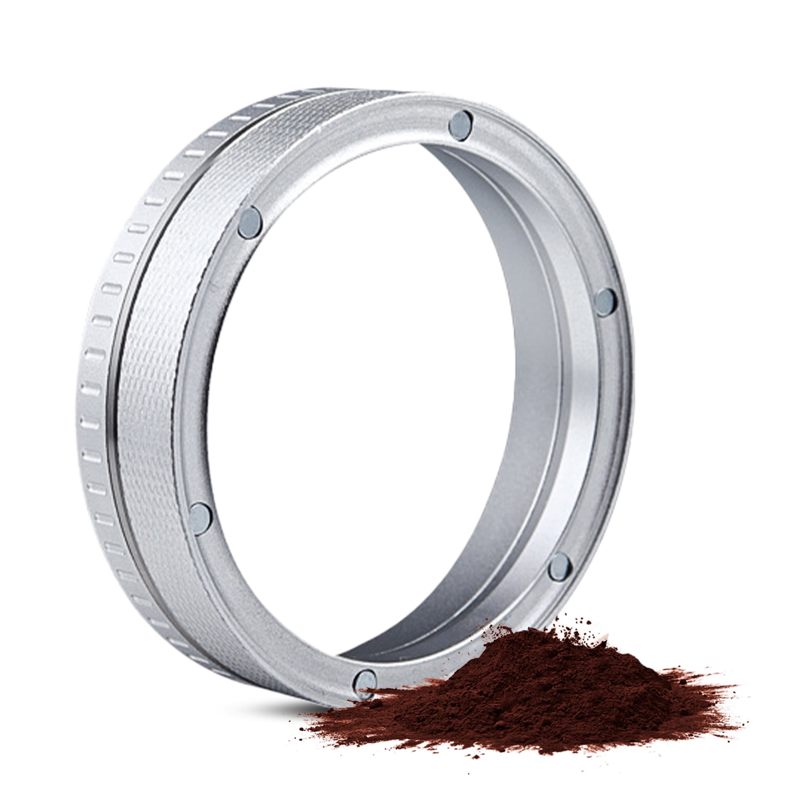 Magnetic Dosing Funnel Aluminum Alloy Espresso Coffee Dosing Ring with ...