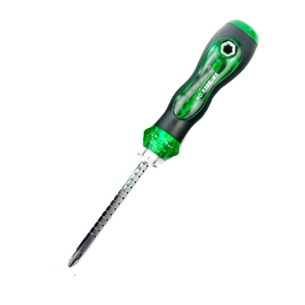 Magnetic Double Head Slotted Cross Screwdriver Retractable Removable ...