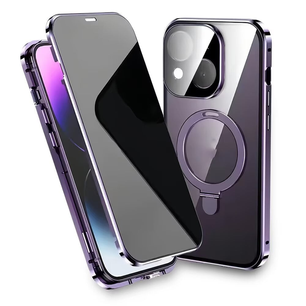 Magnetic Double-Sided Glass Privacy Phone Case Compatible with for ...