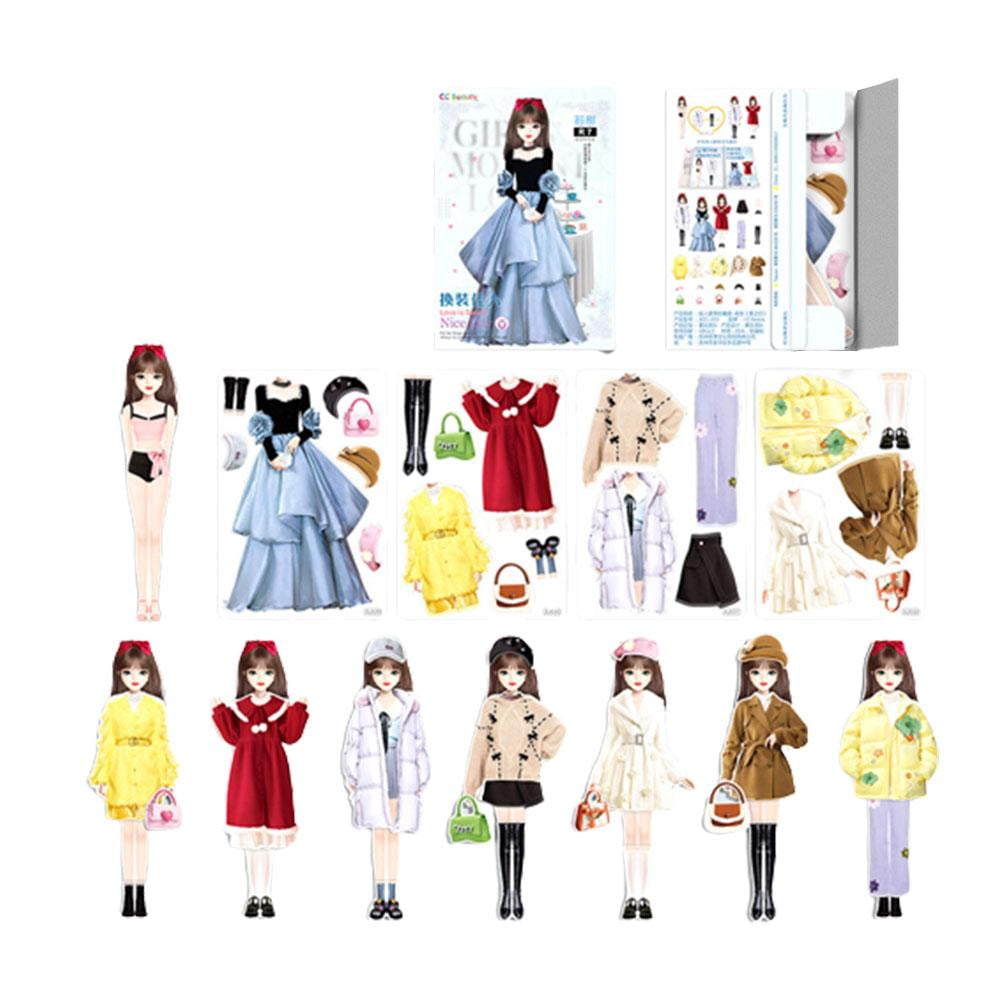 Magnetic Dr Up Princ Paper Dolls For Girls Magnetic Doll ю_ M3L3 F5N6 ...