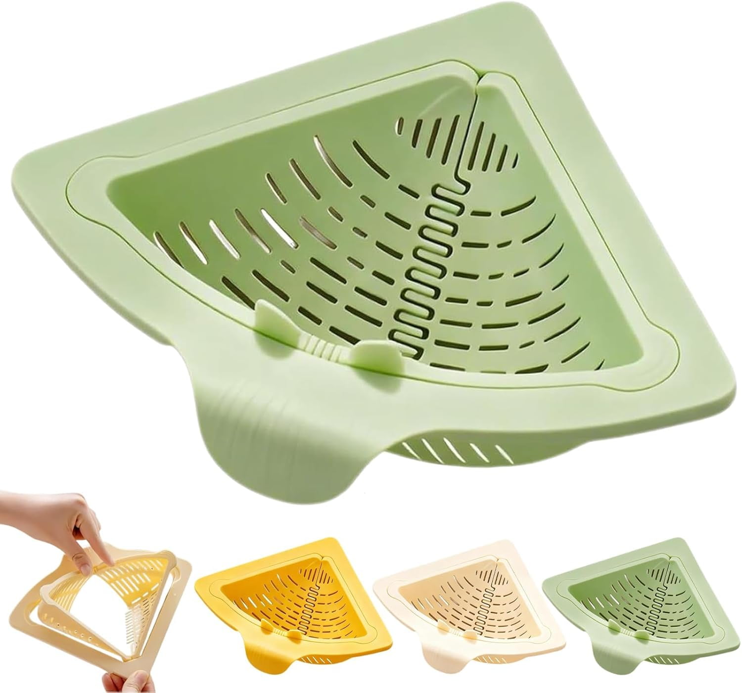 Magnetic Drainage & Filter Basket,Corner Sink Strainers for Kitchen ...