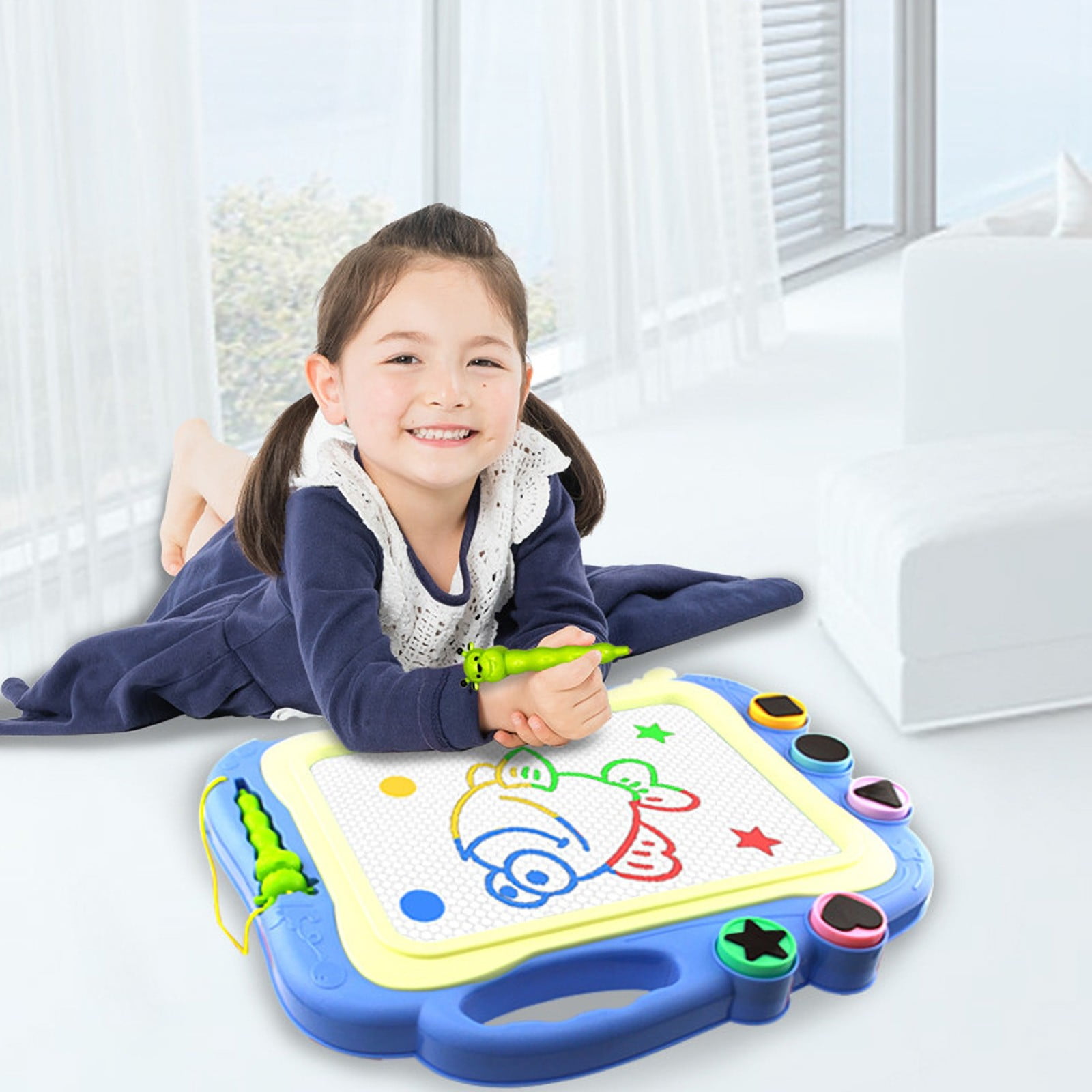 Magnetic Drawing Board, Erasable Writing Painting Doodle Pad, Drawing ...