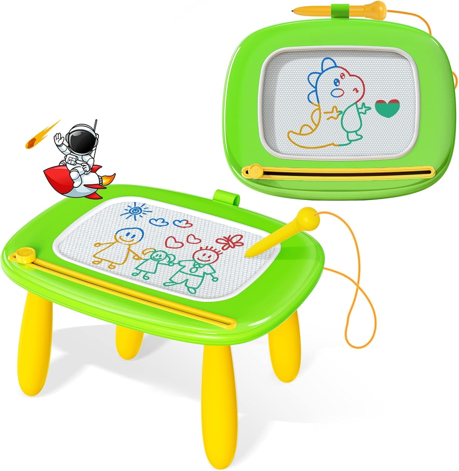 Magnetic Drawing Board, Toddler Girl Toys for 1-2 Year Old, Doodle ...