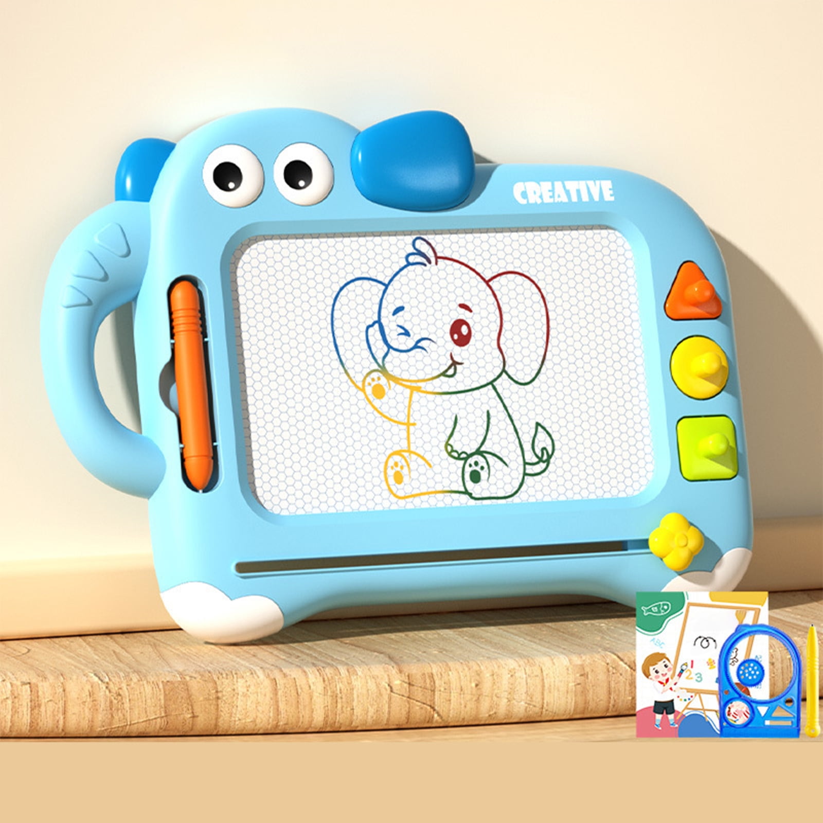 Magnetic Drawing Board for Toddlers 3+ Years, Erasable Doodle Board ...