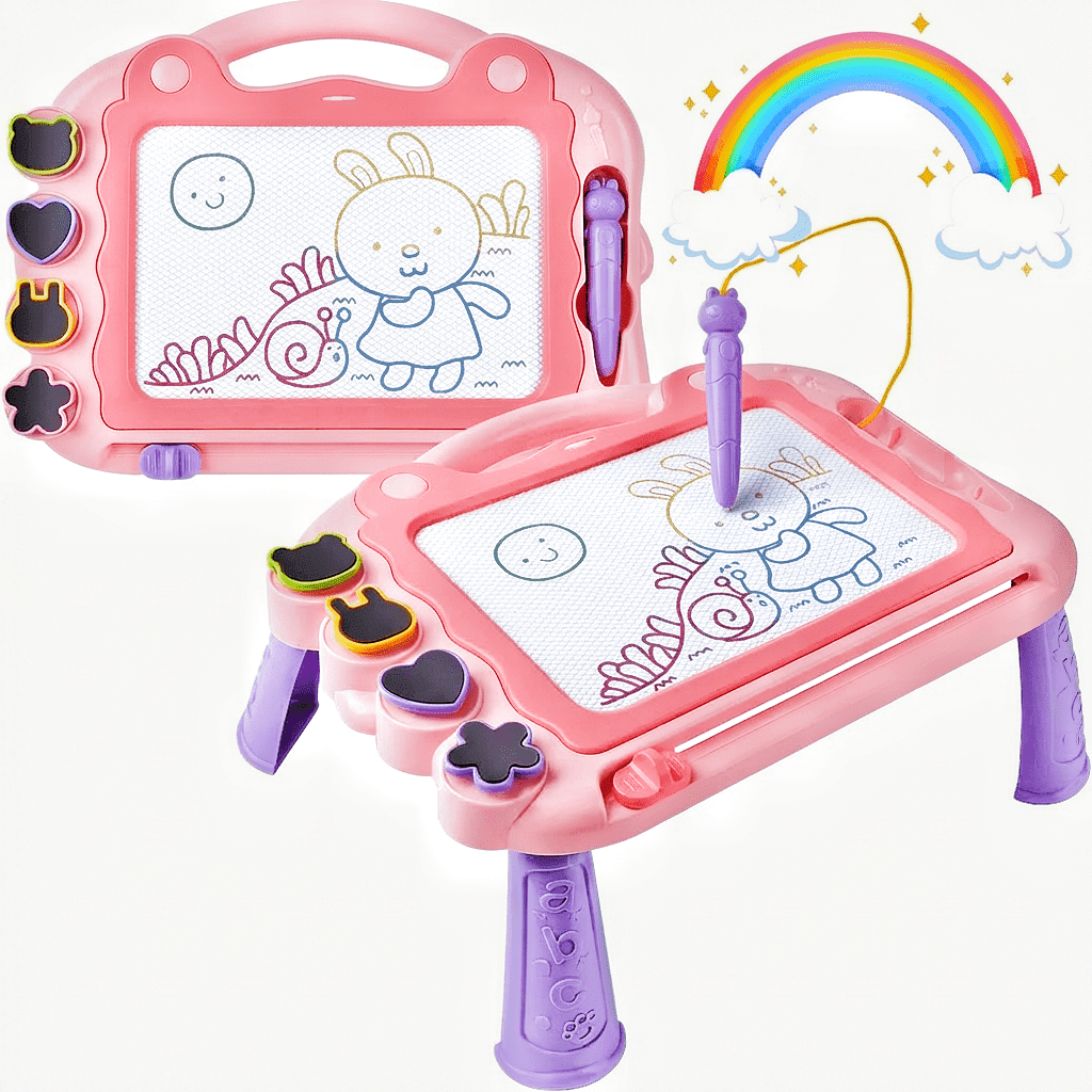 Magnetic Drawing Board for Kids, Doodle Board Drawing Game for Toddlers ...