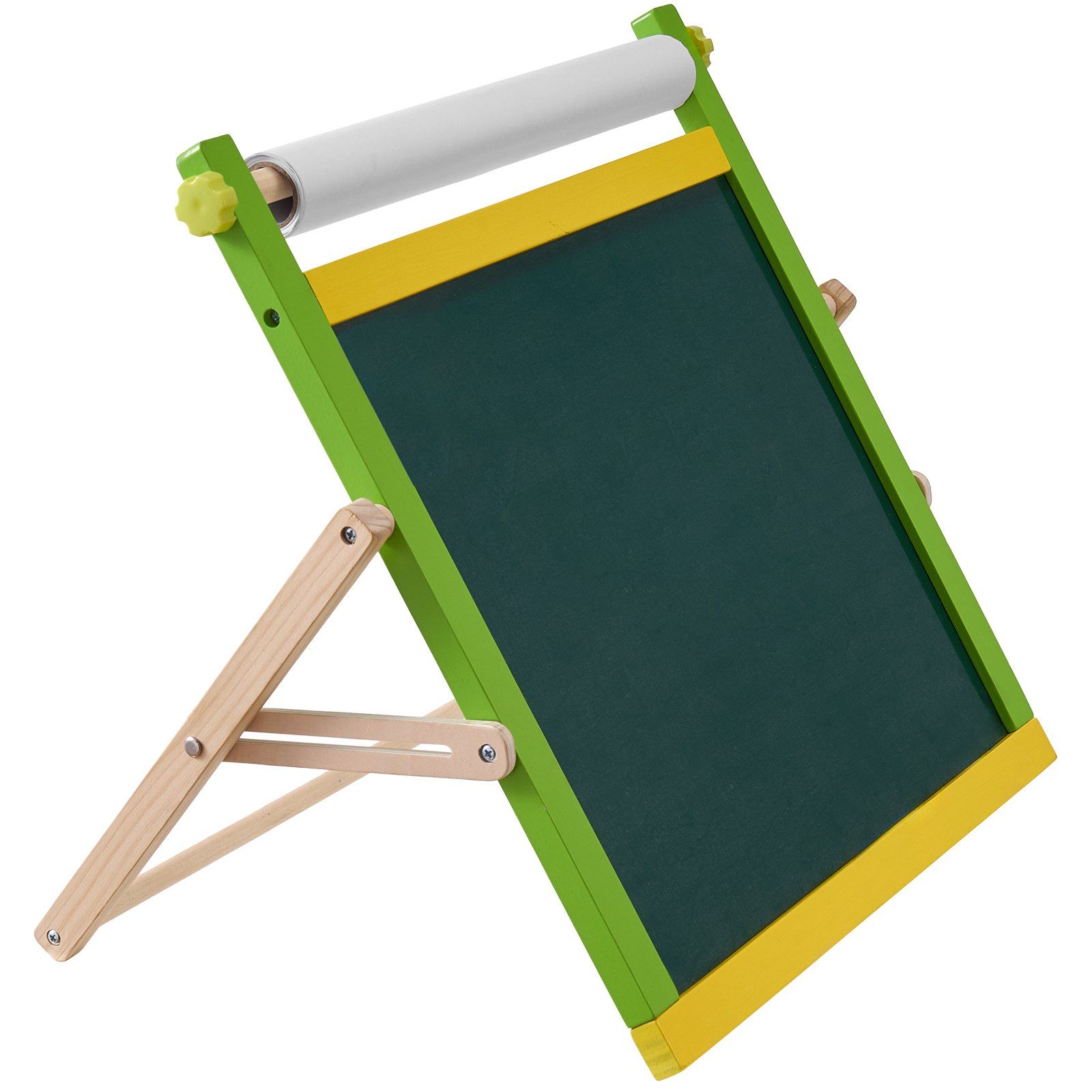 Magnetic Drawing Easel for Kids - 2-Sided Whiteboard & Chalkboard ...