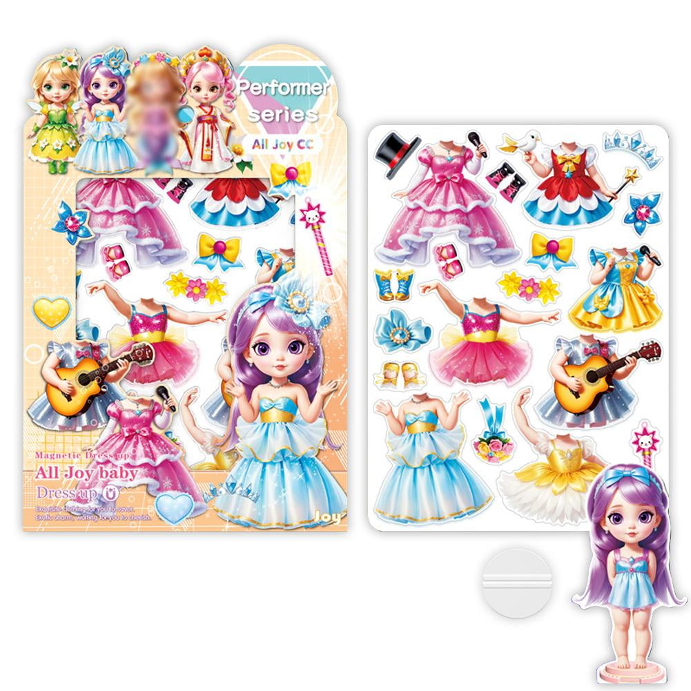 Magnetic Dress Up Doll Magnetic Princess Pretend Play Doll B1X0 Toys ...