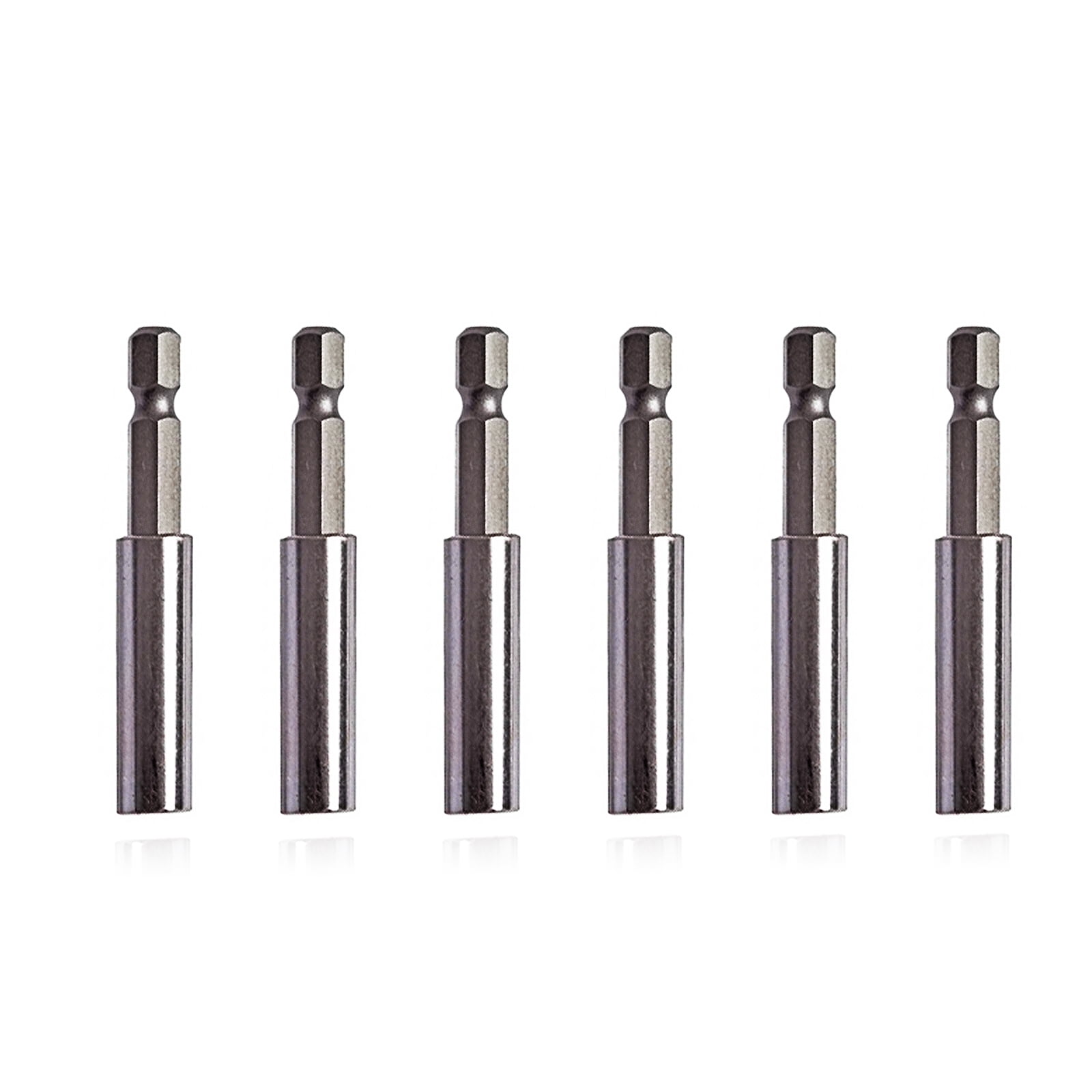 Magnetic Drill Bit Holder 6 PCS 60MM Drill Bit Extension Socket Holder ...