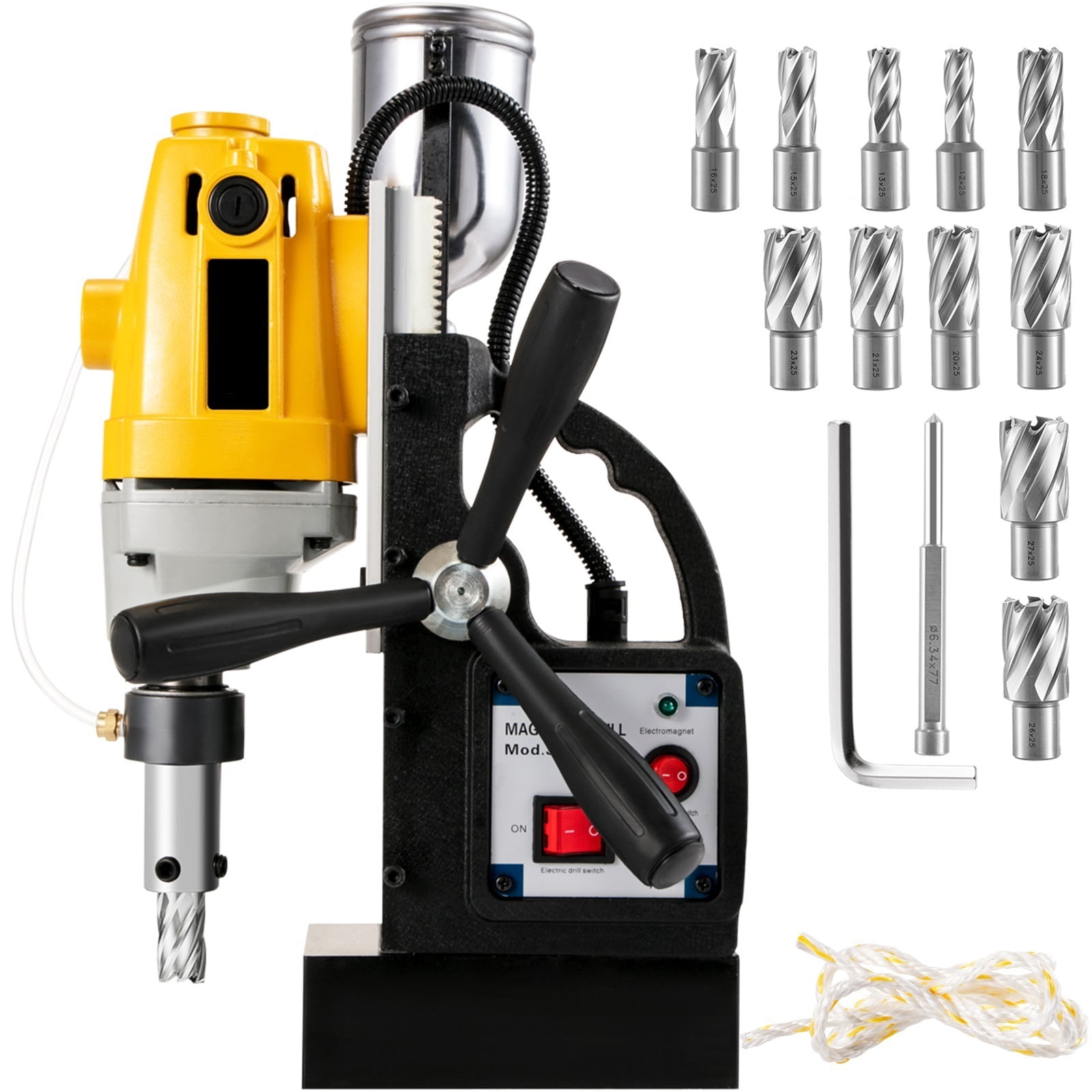 Magnetic Drill Press 980W 1100W 1200W Electric Bench Drilling Rig ...