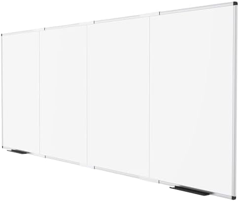 Magnetic Dry Erase Board, 120 X 48 Inches, Foldable Wall-Mounted ...