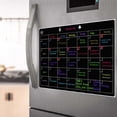 Magnetic Dry Erase Board, Menu Board for Kitchen, Magnetic Calendar for ...