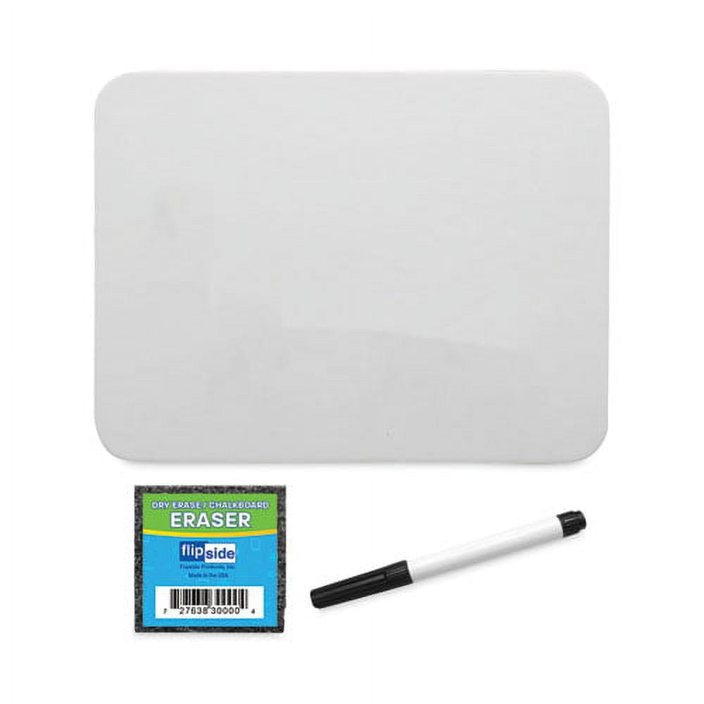 Magnetic Dry Erase Board Set, 12 X 9, White, Black Markers, 12/pack ...