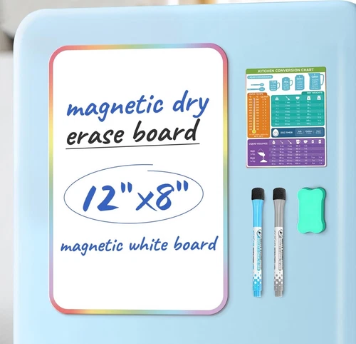 Magnetic Dry Erase Board Sheet For Fridge, Magnetic White Board For ...