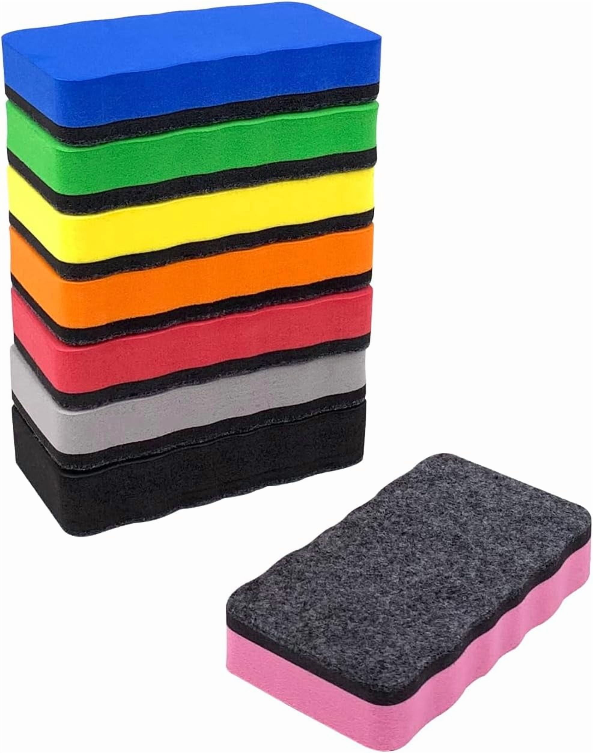 Magnetic Dry Erase Erasers, 8 Pack Whiteboard Erasers, Dry Erase Board ...