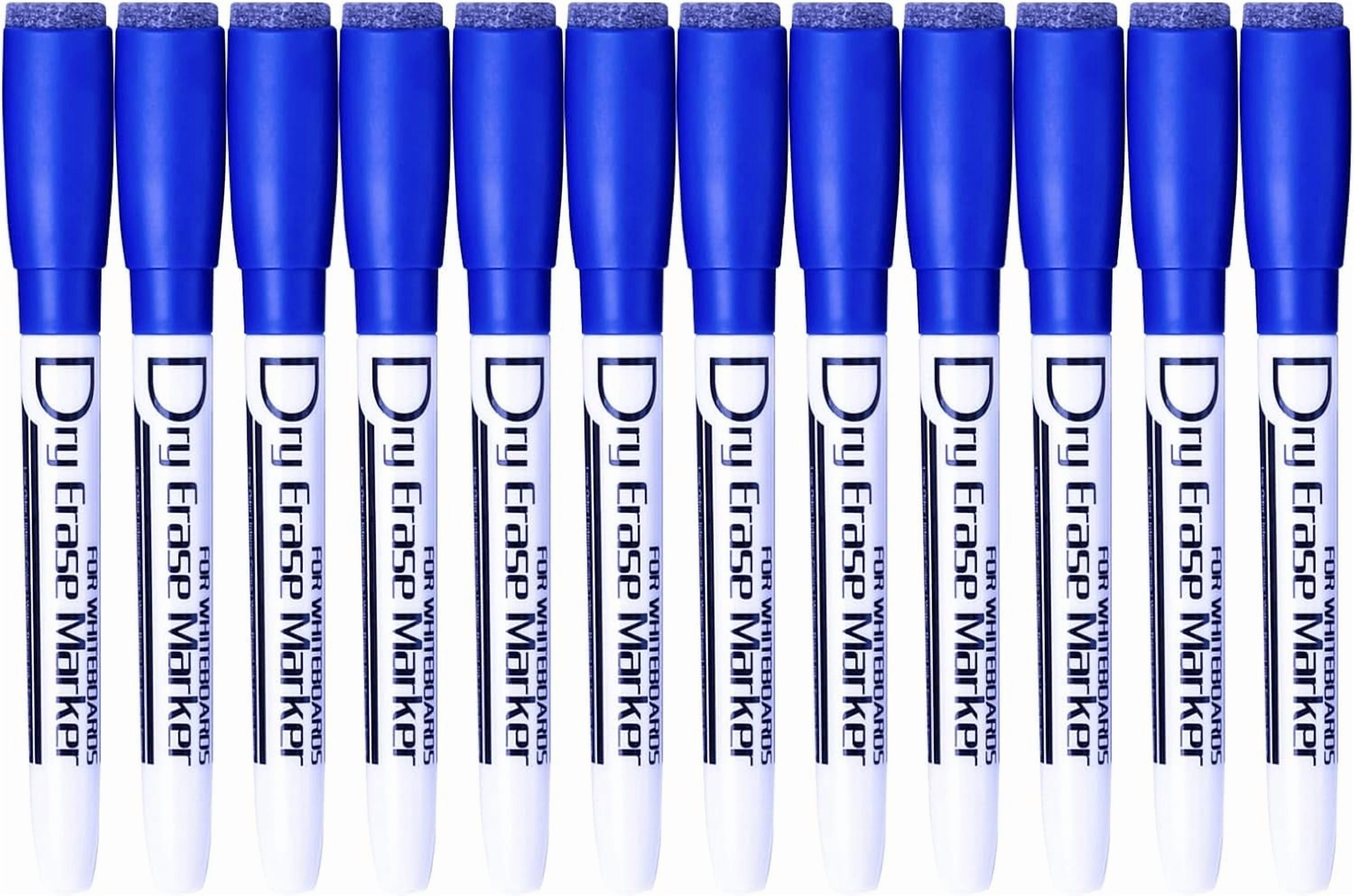 Magnetic Dry Erase Markers, Dry Erase Markers with Eraser Caps, Low ...