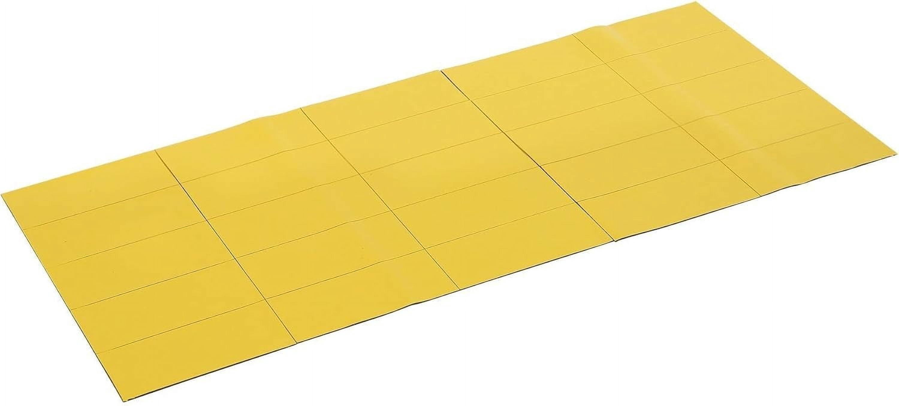 Magnetic Dry Erase Tape Strips, 7/8 x 2 Inches, Yellow, 25 Count ...