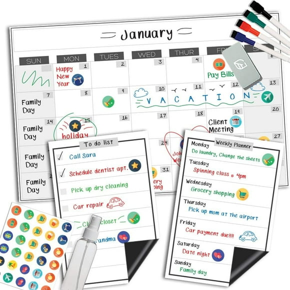 Dry Erase Calendar Boards in Whiteboards & Dry Erase Boards - Walmart.com