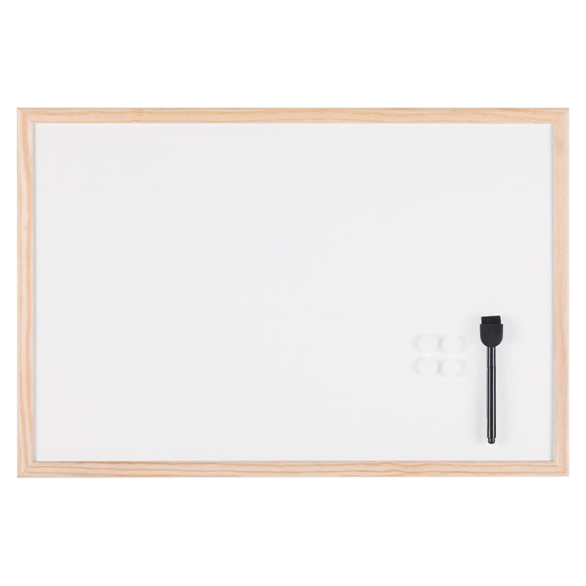 Magnetic Dry-erase Board, Pine Wood Frame - Walmart.com