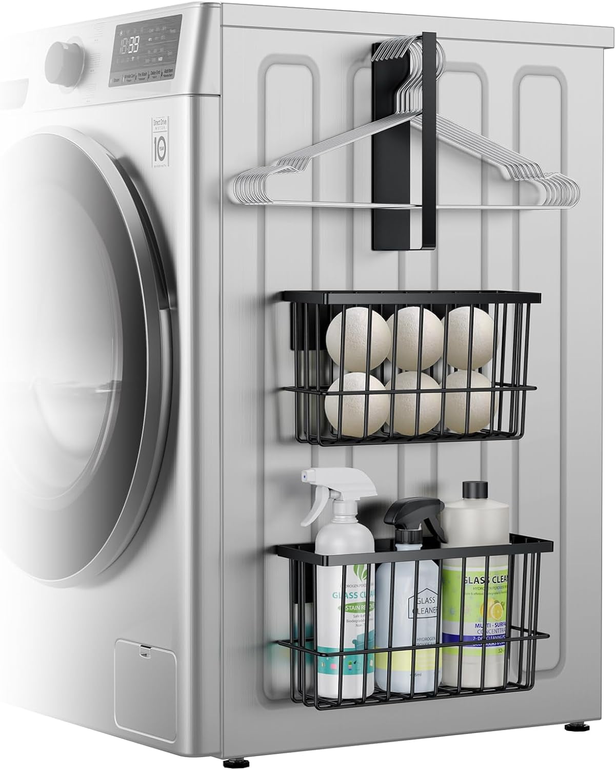 Magnetic Dryer Ball Holder and Magnetic Hanger Holder for Laundry Room ...