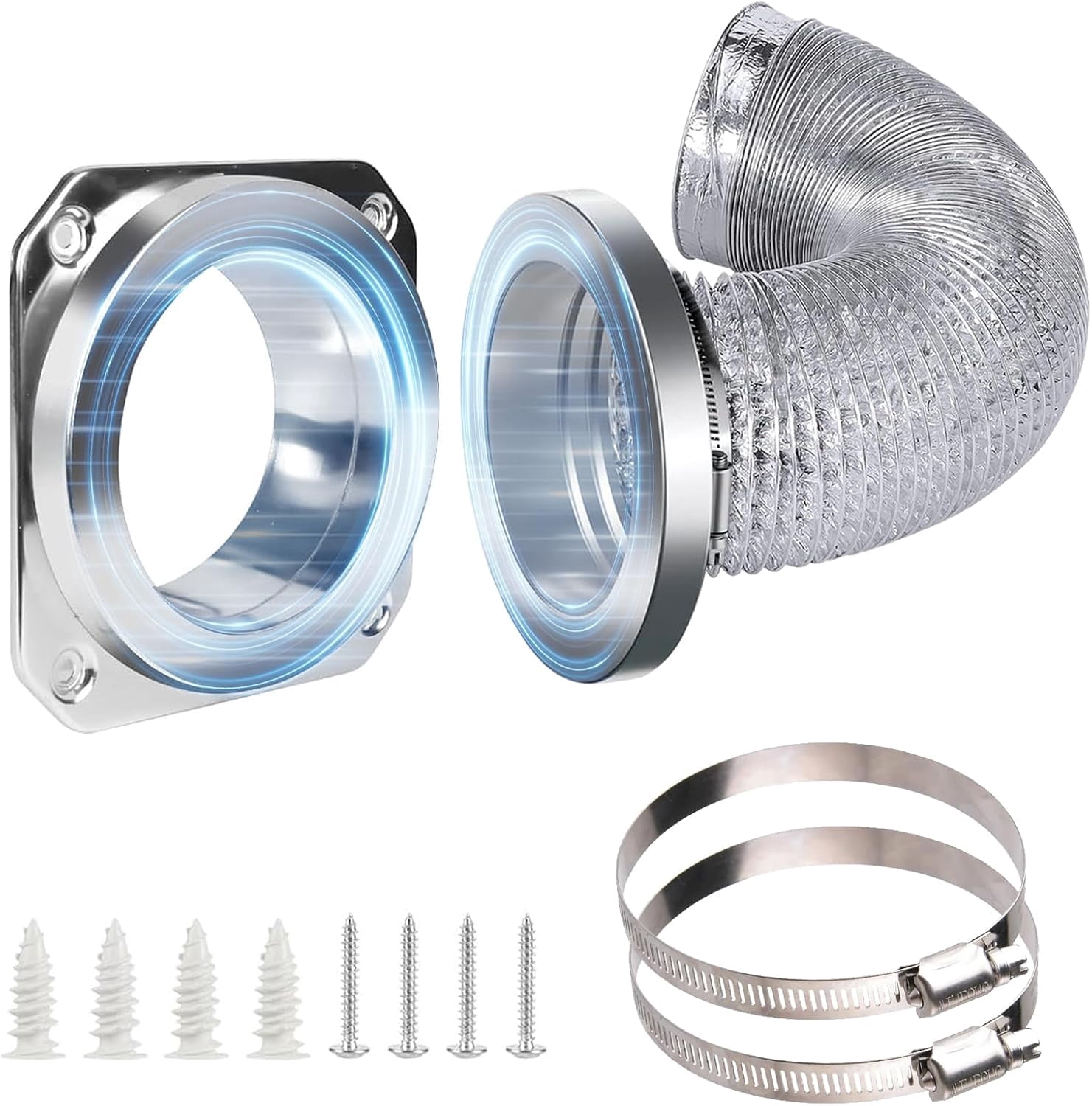 Magnetic Dryer Vent Coupling Kit-DV180 Airtight Seal Dryer Vent ...