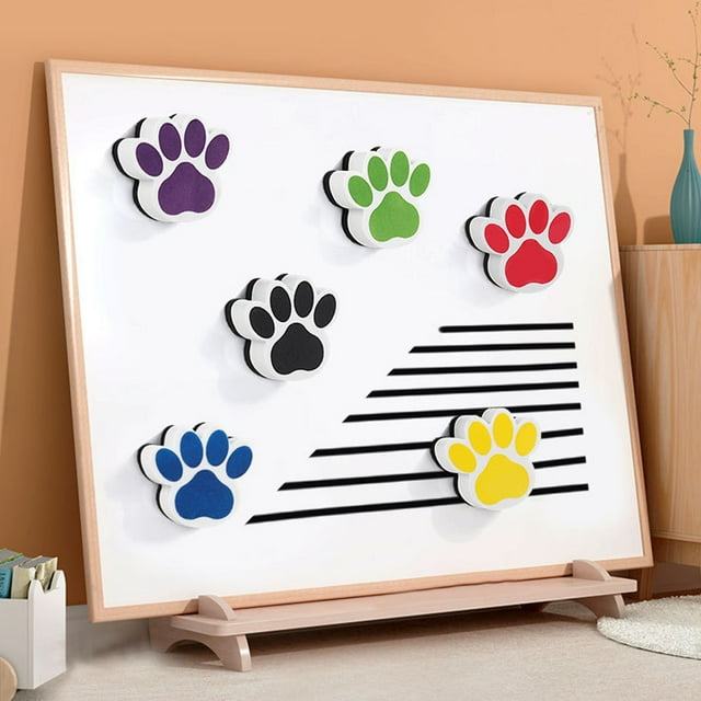 Magnetic EVA Whiteboard Eraser Petal Shape - Washable Dry Erase Cleaner ...