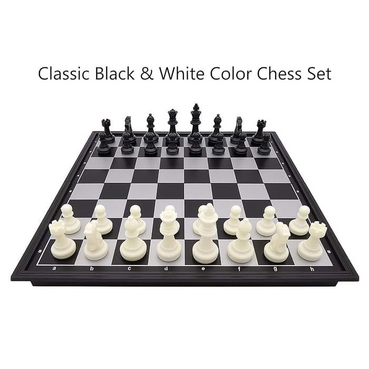 Magnetic Educational Travel Chess Set With Folding Board, 10.5l X 10.5w ...