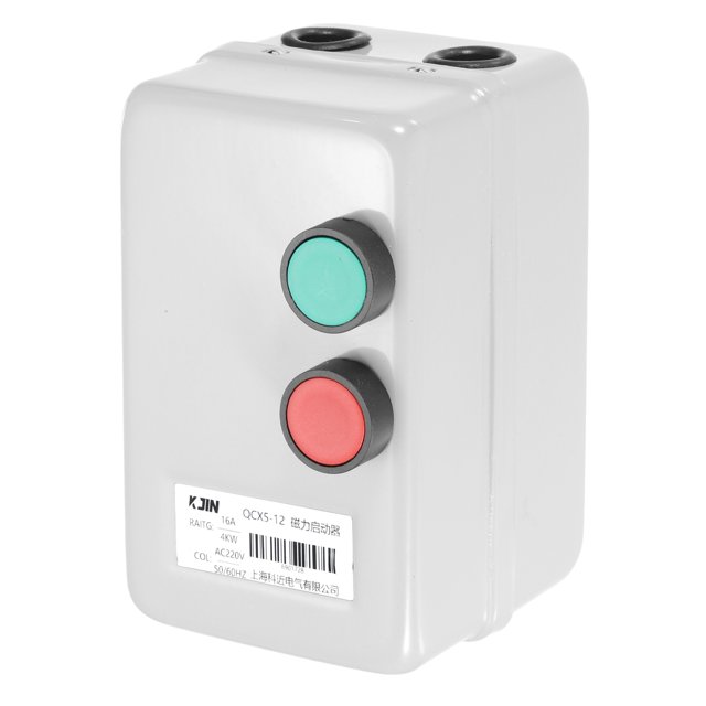 Magnetic Electric Motor Starter, 220V 4KW 5HP, 3 Phase Magnetic Switch ...